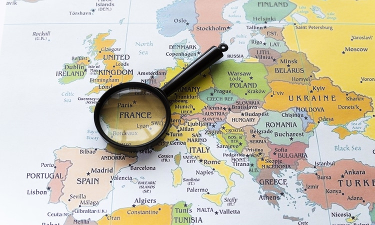 Mapa Da Europa Com Cidades E Paises